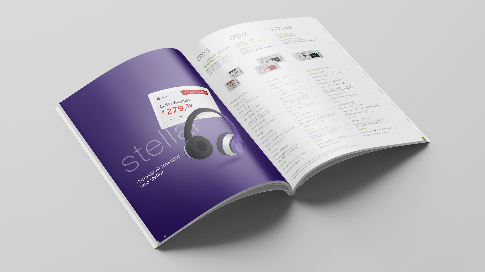 Stellar_Brochure_Mockup | Nicolis Project | in-store digital communication